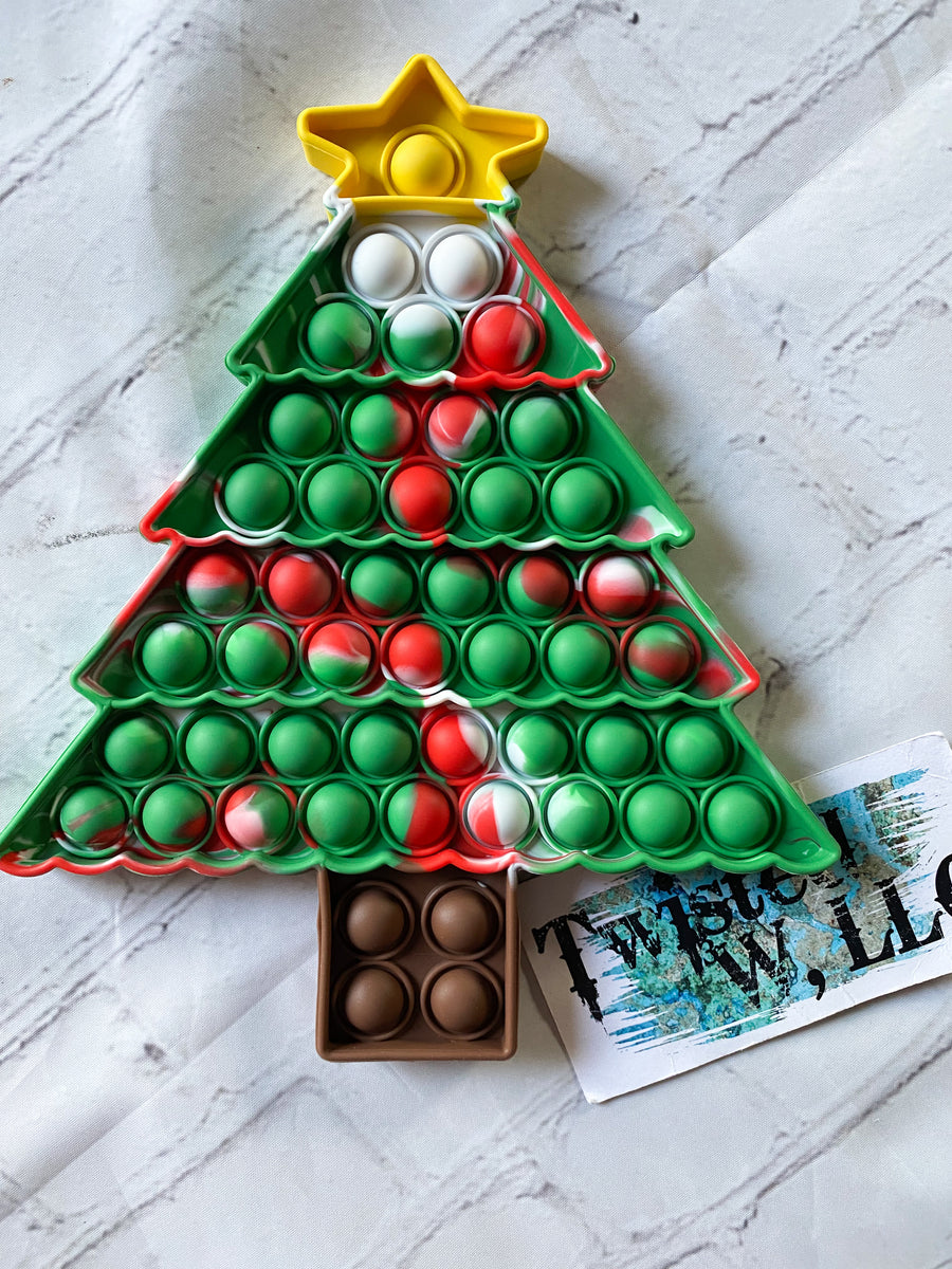 Christmas Tree Fidget Poppers – Twisted W
